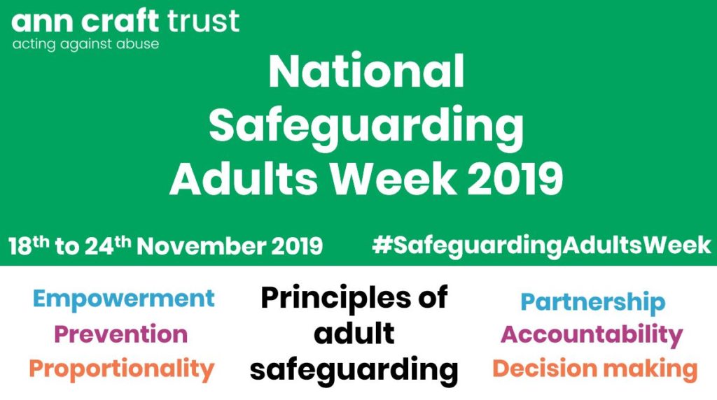 National Safeguarding Adults Week 2019 - Principles of Adult ...