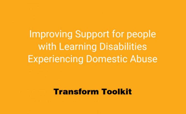 The Transform Toolkit: Improving Support for People With Learning ...