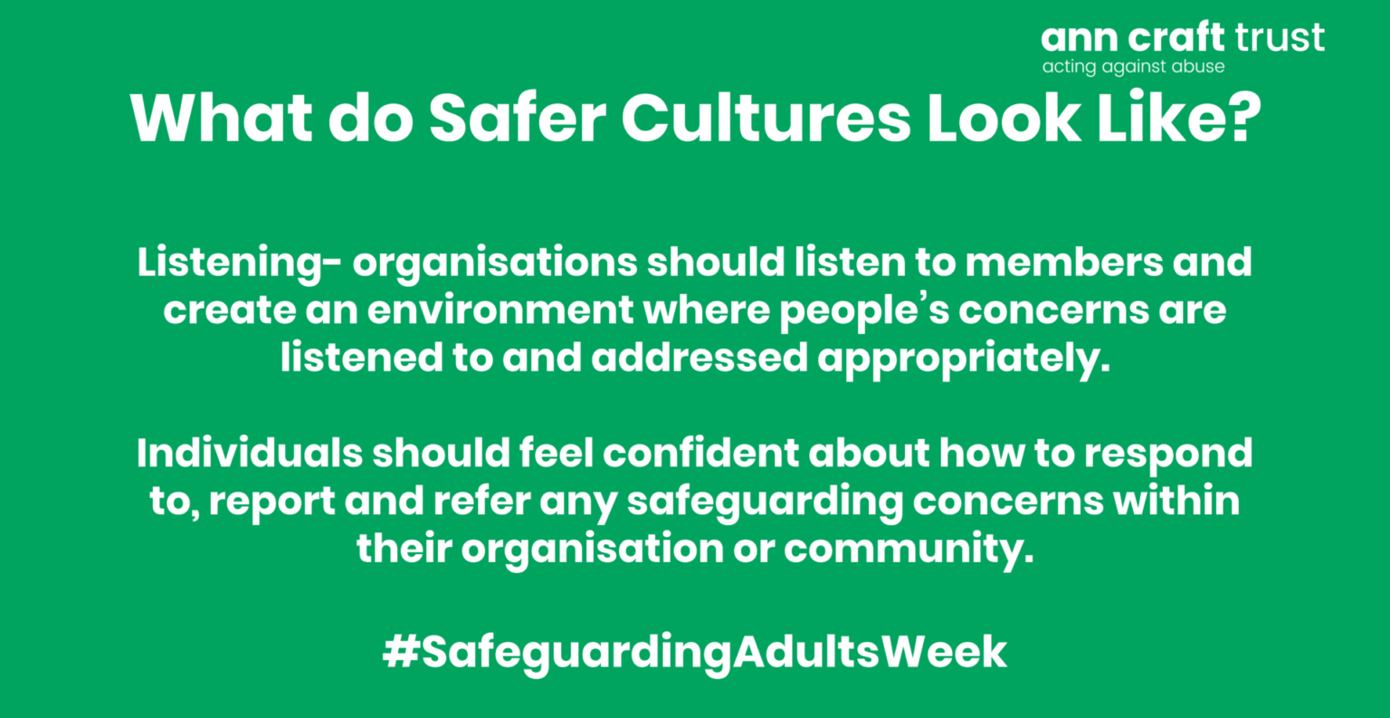 Safeguarding Adults Week 2022 - Links, Resources and More - Ann Craft Trust