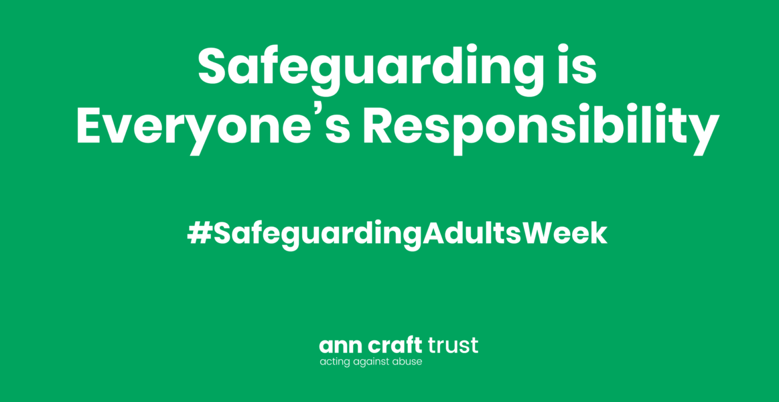 Safeguarding Adults Week 2022 - Links, Resources and More - Ann Craft Trust