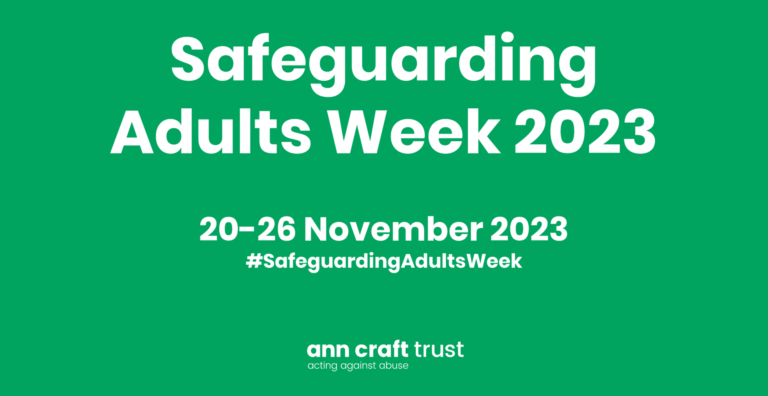 Safeguarding Adults Week 2023 - Ann Craft Trust