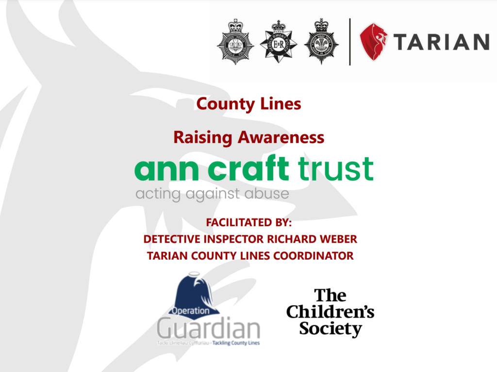 Understanding County Lines - Safeguarding Adults Week - Ann Craft Trust