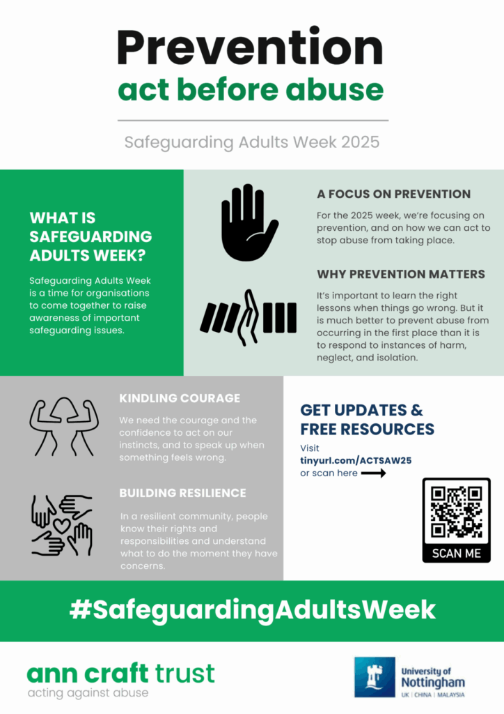 Safeguarding Adults Week 2025 Posters & Social Media Graphics - Ann ...