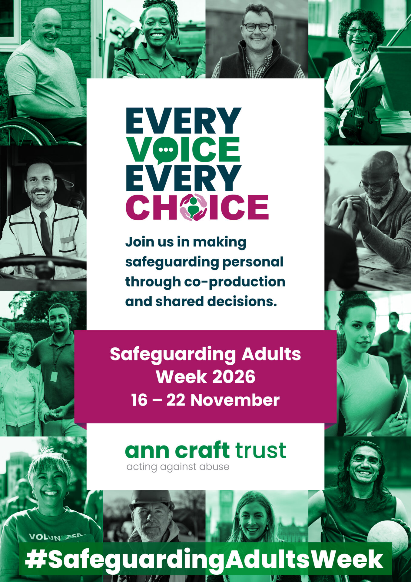 Safeguarding Adults Week 2026 - All Sectors - Ann Craft Trust